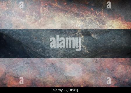 Top view of flag Delft, Netherlands. Dutch patriot and travel concept ...