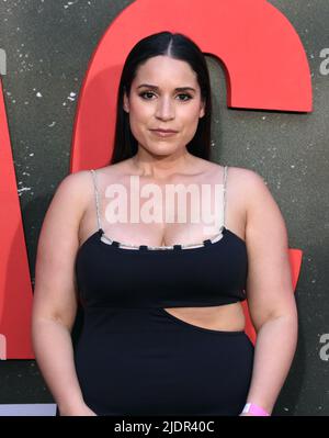 Gina Naomi Baez attends the Universal movie Premiere of "Renfield" at ...
