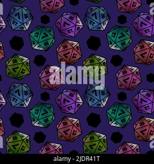 Kids seamless dice pattern for games and cards and fabrics and wrapping ...