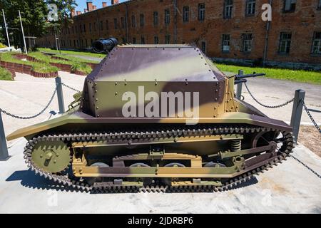 Replica of Polish tankette prototype Tankietka TK-1 (1930) at the ...