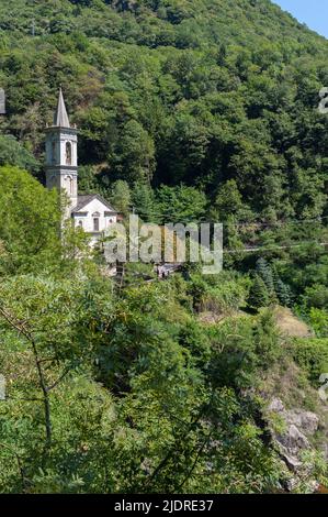 Church of Saint Anna in Valle Cannobina, Cannobio, Piedmont, Italy ...