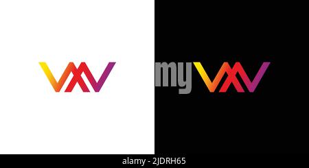 modern and sophisticated letter MW initials logo design Stock Vector ...