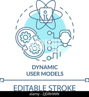 Dynamic user models concept icon Stock Vector Image & Art - Alamy