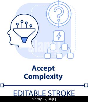 Accept complexity concept icon Stock Vector Image & Art - Alamy