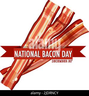 International bacon day banner design illustration Stock Vector Image ...