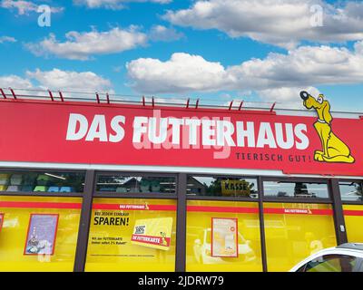 Erkelenz, Germany - Juin 9. 2022: View on front store facade with ...