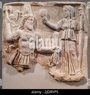 Roman god Jupiter, ancient Roman sculpture, currently in the ...