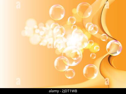 Artistic color background with bubbles lights and shadows Stock Photo ...