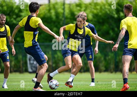 Union's Casper Nielsen pictured during a training session at the winter ...