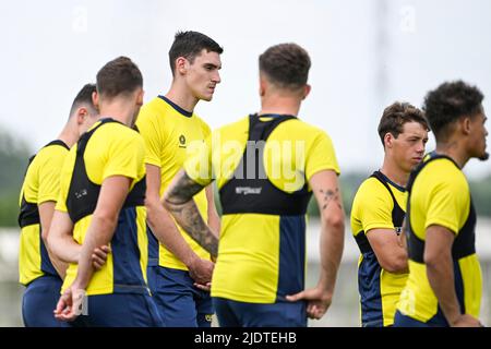 Union's Ross Sykes pictured during a training session part of the ...