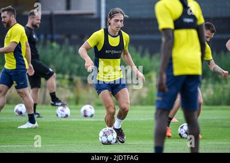 Union's Casper Nielsen pictured during a training session ahead of the ...