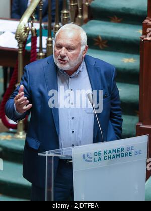Independent Jean-Marie Dedecker is pictured during a plenary session of ...