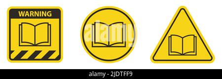 Stop book sign. No book icon isolated. Red ban sign. Vector ...