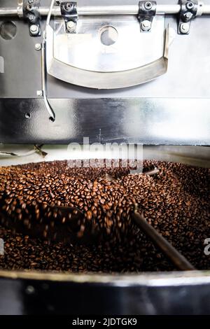 Image of Roasting process of coffee Stock Photo - Alamy