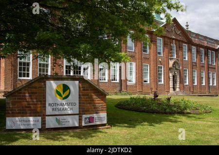 The Russell Building, on the Rothamsted Research campus in Harpenden ...