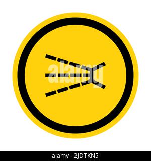 Splashing Hazard Symbol Sign Isolate On White Background,Vector ...