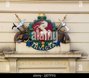 Kent Coat of Arms - Invicta Stock Photo - Alamy