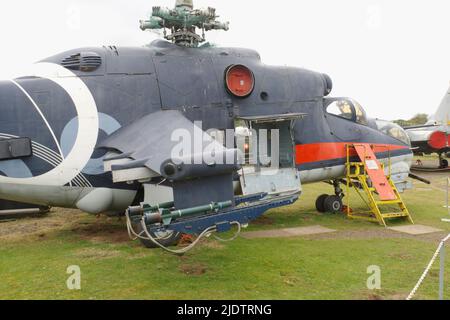 Mil Mi-24D Hind, 353246405029, Midland Air Museum, Coventry Stock Photo ...