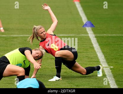 England's Leah Williamson and team-mates celebrate the win after the ...
