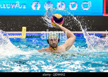 SZEGED, HUNGARY - JUNE 23: Luke Pavillard of Australia during the FINA ...