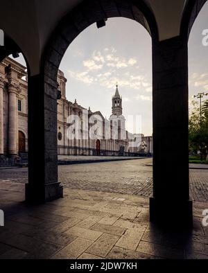 AREQUIPA, PERU - CIRCA SEPTEMBER 2019: Young Peruvian woman dancing ...