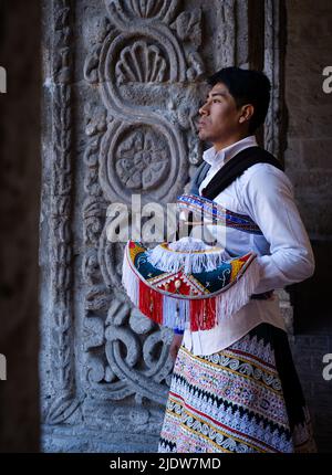 AREQUIPA, PERU - CIRCA SEPTEMBER 2019: Young Peruvian couple dancing ...