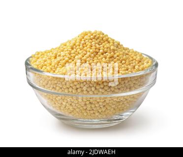 glass of raw millet grains Stock Photo - Alamy