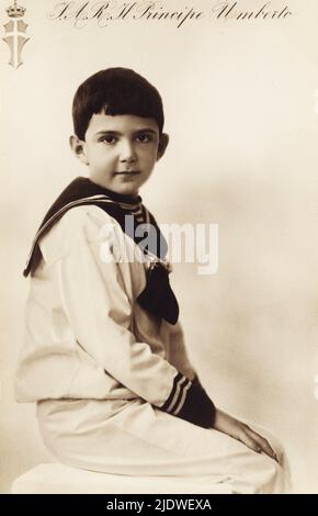 1914 ca, Italy : UMBERTO di SAVOIA prince of Piemonte ( 1904 - 1983 ...