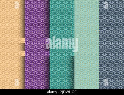 set seamless abstract pattern of arbitrary shapes of different color ...