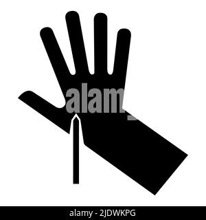 Sharp Point Symbol Sign, Vector Illustration, Isolate On White ...