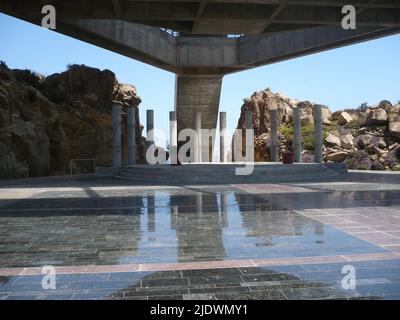 third millennium cross, Coquimbo, Chile Stock Photo - Alamy