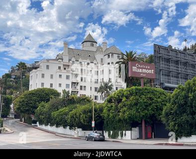 Chateau Marmont, hotel, Sunset Strip, West Hollywood, Los Angeles Stock ...