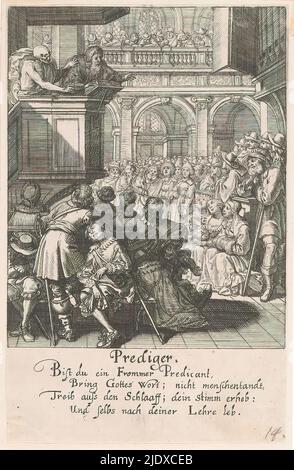 Preacher and Death, Preacher (title on object), The Dance of the Dead ...