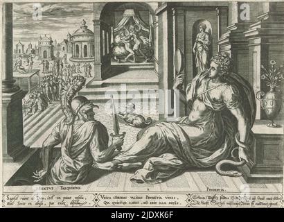 Sextus Tarquinius and Prudence (Prudentia), The seven chief virtues and ...