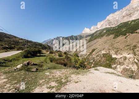 Beautiful mountains of upper Balkaria, Caucasus, Elbrus region, Russia ...