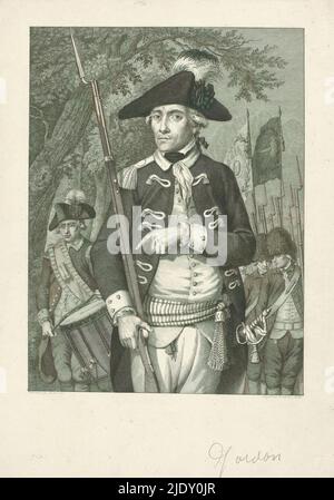 Portrait of Otto Derk Gordon. Portrait of Otto Derk Gordon, Colonel of ...
