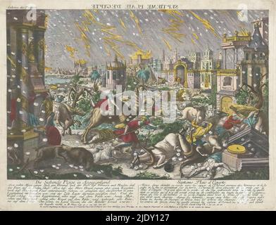 The Seventh Plague in Egypt, 1755 - 1779 print The scourge of the hail ...