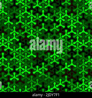 Seamless Geometric Emerald Triangles on Black Background Vector Pattern ...