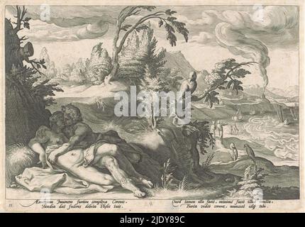 Workshop of Hendrick Goltzius, after Hendrick Goltzius, Landscape with ...
