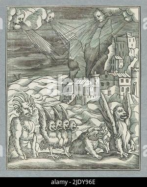 Daniel's vision of the four beasts, Daniel's vision of four beasts. The ...