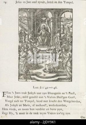 Jesus in the Temple (Luke II-46,47 Stock Photo - Alamy