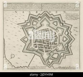 Map of Naarden; Naarden, a Dutch city in Holland (...); Les Principales ...