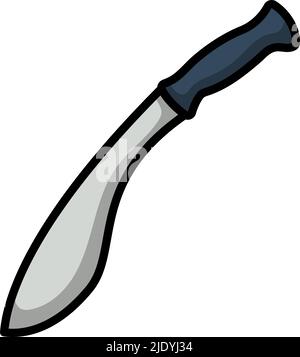 machete outline icon- vector illustration Stock Vector Image & Art - Alamy
