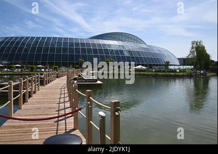 Euskirchen, Germany. 22nd June, 2022. Uwe Barth, Head of Therme ...