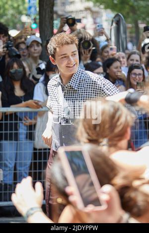 Noah Schnapp Milan Fashion Week - Men F/W 2026-27 Ralph Lauren Fashion ...