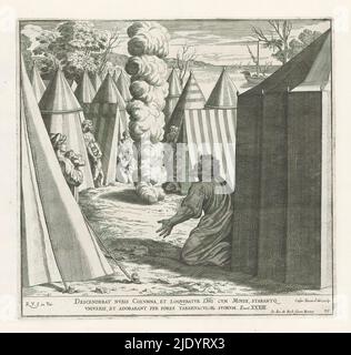 God appears to Moses in a smoke column, Giovanni Lanfranco, After ...