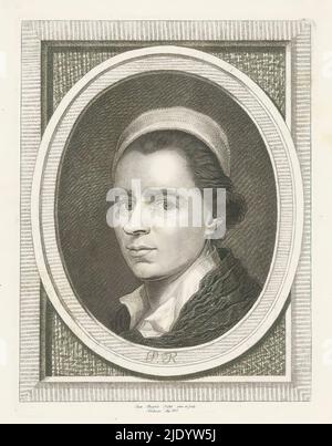 Self-portrait, print maker: Johann Gottlieb Prestel, 1777, paper ...