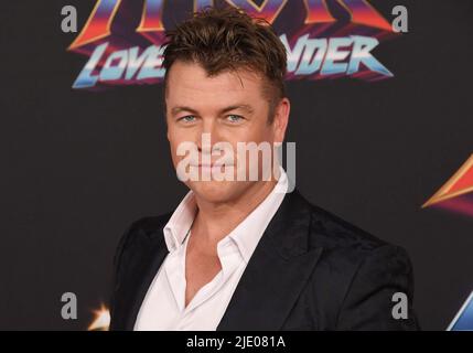 California, US, 23/06/2022, Luke Hemsworth arrives at Marvel Studios ...