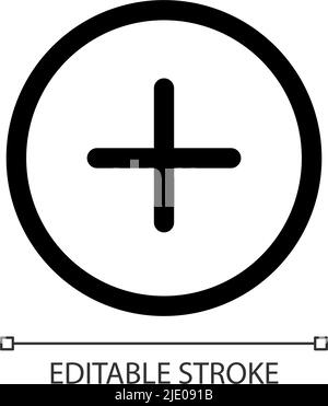 Add volume icon line isolated on white background. Black flat thin icon ...
