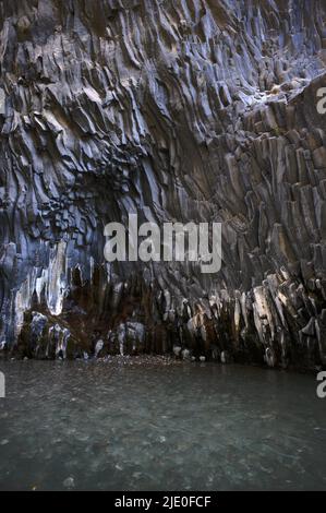 xXLava rock in the river park Gole dell' Alcantara, Alcantara Gorge ...
